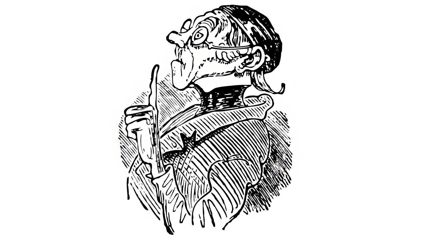 Lehrer Lämpel in Max und Moritz von Wilhelm Busch